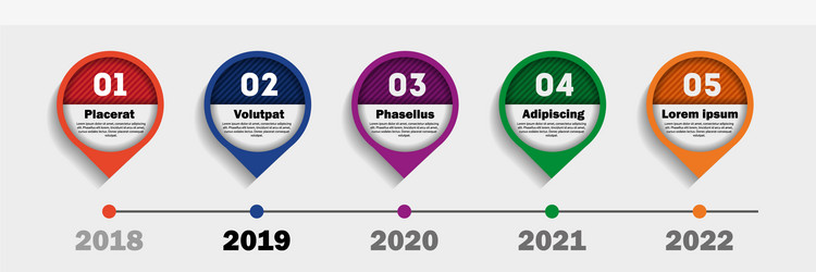 Work process infographic Royalty Free Vector Image