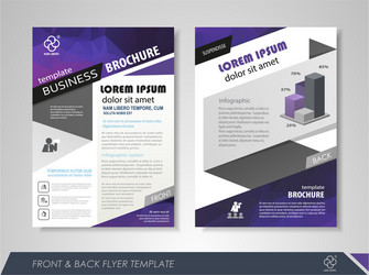 Brochure design 1890 Royalty Free Vector Image