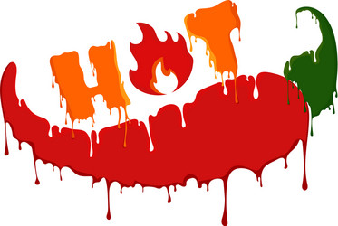 Chilli template logo and symbol Royalty Free Vector Image