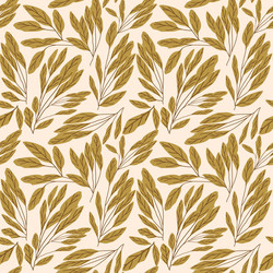 Autumn transparent leaves pattern background Vector Image