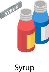 Medicine syrup Royalty Free Vector Image - VectorStock