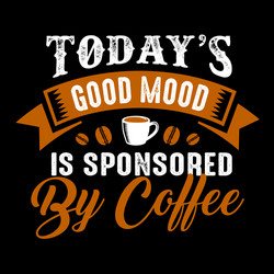Coffee is my fuel Royalty Free Vector Image - VectorStock