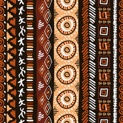 Abstract african art tribal seamless pattern Vector Image