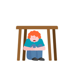 Boy Under Table Vector Images (27)