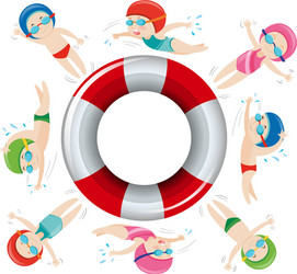 Safe float design Royalty Free Vector Image - VectorStock