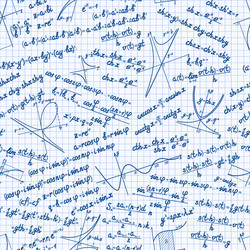 Physics seamless pattern backdrop notebook Vector Image