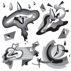 Time symbols Royalty Free Vector Image - VectorStock