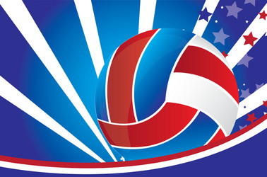 Red White and Blue Volleyball Vector Images (over 250)