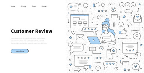 Customer Doodle Vector Images (over 4,500)