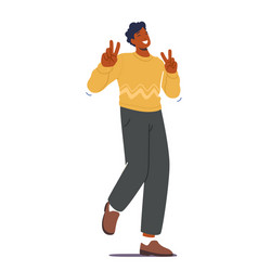 Negative emotions communication body language Vector Image