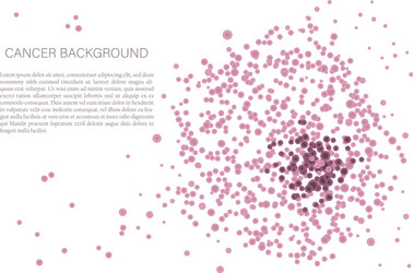 Tumor cell and cancer development Royalty Free Vector Image