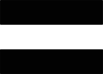 Math symbol icon mathematic equal sign Royalty Free Vector