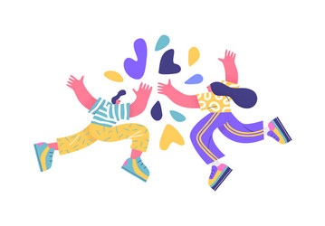 Business people high five yes we can Royalty Free Vector