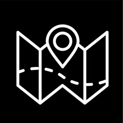 Plan map icon Royalty Free Vector Image - VectorStock