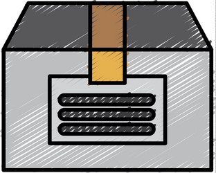 Carton box icon Royalty Free Vector Image - VectorStock