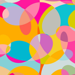 Bright abstract geometric pattern in seamless Vector Image
