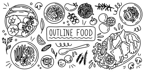 Food Line Drawing Vector Images (over 91,000)