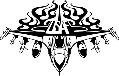 Us air force - military design Royalty Free Vector Image