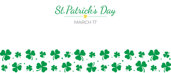 Banner for st patricks day6 Royalty Free Vector Image