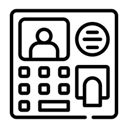 Biometric Device Icon Vector Images (over 1,600)