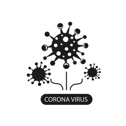 Coronavirus infographic icon causative agent Vector Image