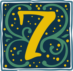 Gothic Numbers Numerals Vector Images (over 190)