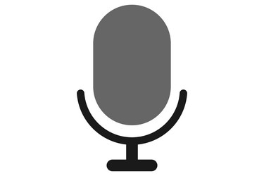 Mic symbol icons set microphone Royalty Free Vector Image