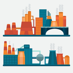 Factory theme image 1 Royalty Free Vector Image