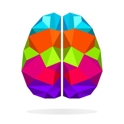 Geometric Brain Vector Images (over 7,100)