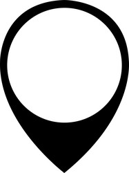 Map pin location icon modern map markers map pin Vector Image