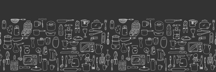 Kitchen Utensils Border Vector Images (over 630)