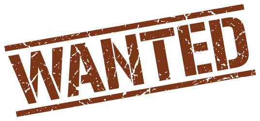 Wanted stamp Royalty Free Vector Image - VectorStock