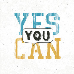 Yes you can banner with text you can Royalty Free Vector