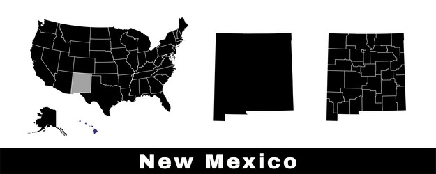 New Mexico State Shape Vector Images (over 440)