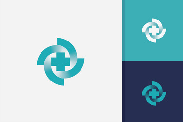 Abstract cross logo Royalty Free Vector Image - VectorStock