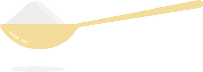 Sugar tea spoon icon cartoon style Royalty Free Vector Image