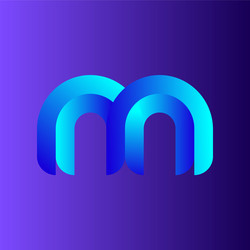 Eye logo design template colorful media icon Vector Image