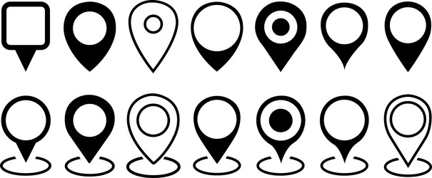 Transparent Map Pin Icons Vector Images (over 8,400)