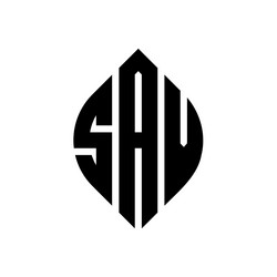 Sav logo letter design Royalty Free Vector Image