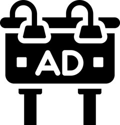 Ad board Royalty Free Vector Image - VectorStock