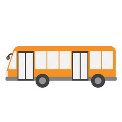 City Bus Side View Clipart