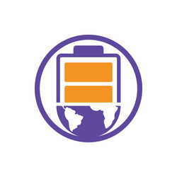 Global energy logo design template Royalty Free Vector Image