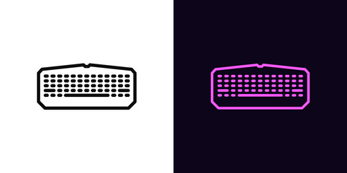 Computer Keyboard Outline Vector Images (over 11,000)