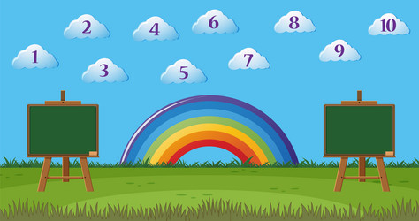 Rainbow Number 1 Vector Images (over 340)