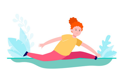 Girl Doing Gymnastics Vector Images (over 2,600)