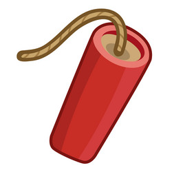 Cartoon dynamite man Royalty Free Vector Image