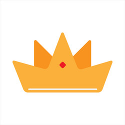 Cute cartoon crown Royalty Free Vector Image - VectorStock