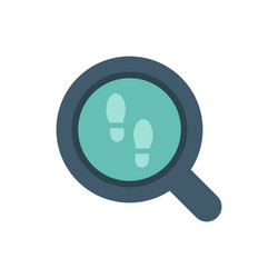 Looking for clues icon symbol finding isolated Vector Image