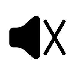 Speaker off icon Royalty Free Vector Image - VectorStock