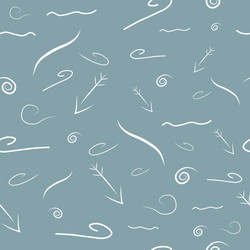 Spiral arrows line seamless pattern Royalty Free Vector